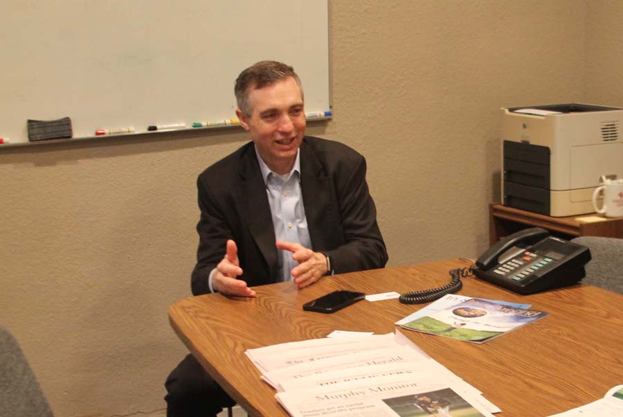 Congressman discusses infrastructure, other subjects during visit ...