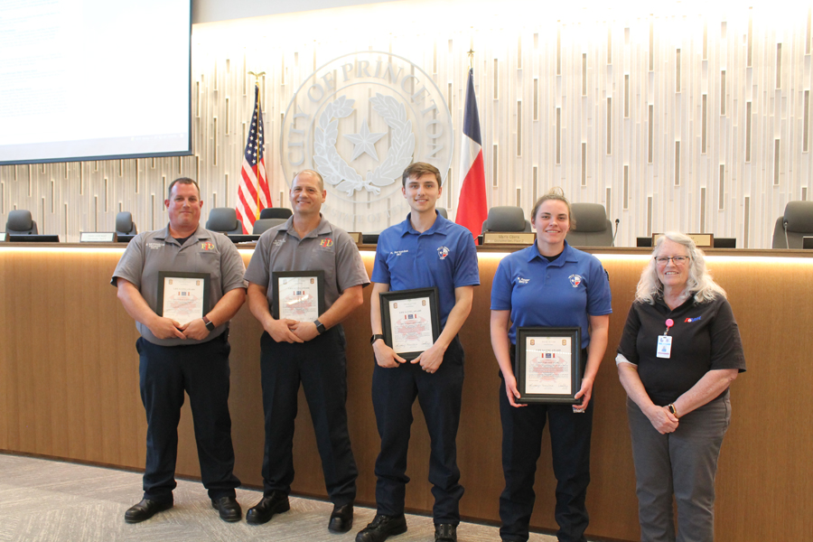 Firefighters recognized with Lifesaver Award | Princeton Herald